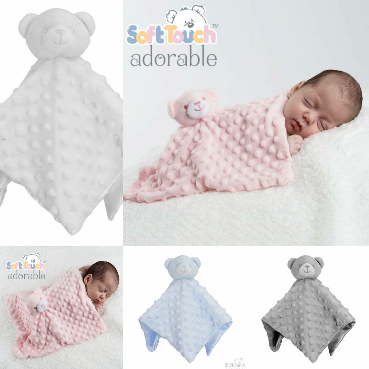 Baby Comforter Teddy Bear - Baby Blanket – Oopsie Daisy Baby Boutique